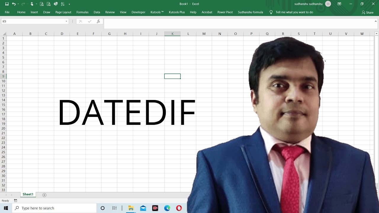 Use DATEDIF In Excel YouTube Use DATEDIF In Excel YouTube