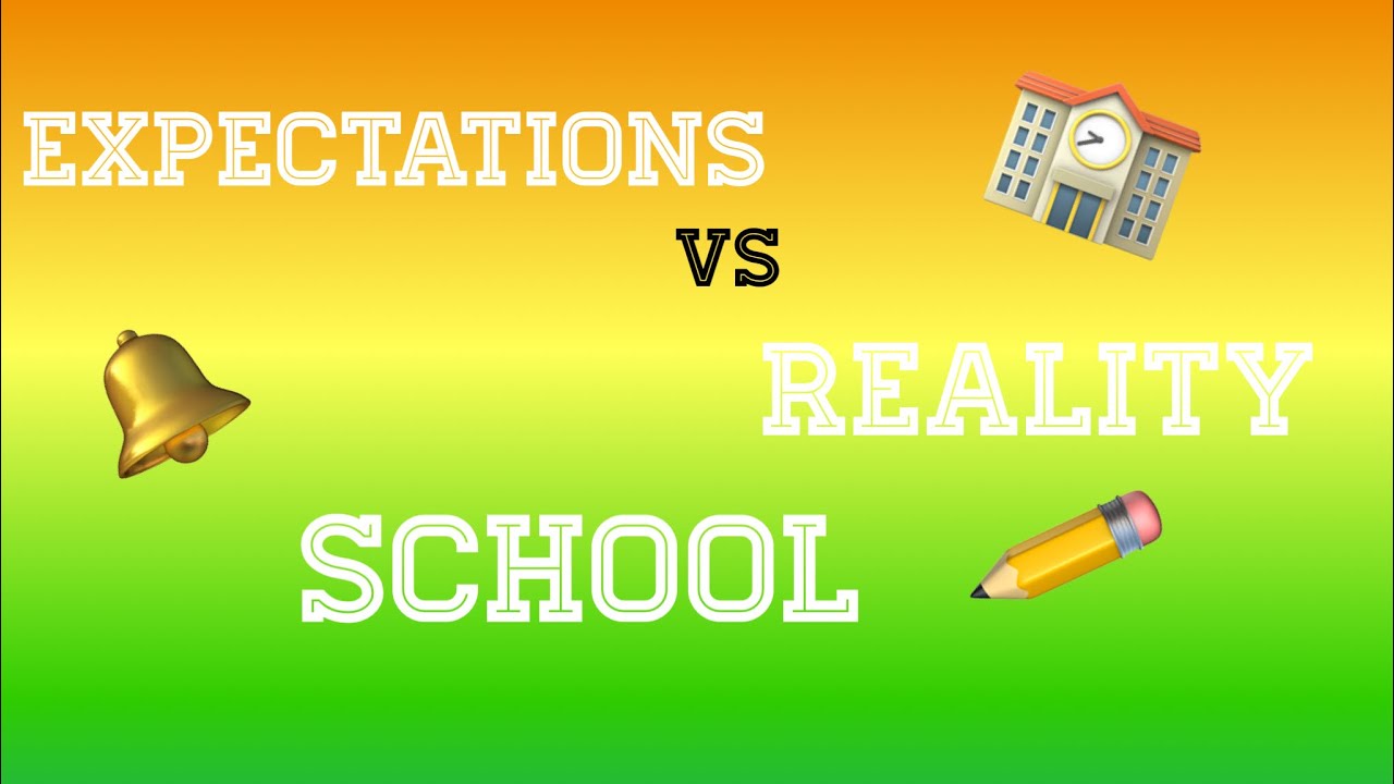 Expectations vs reality school days - YouTube