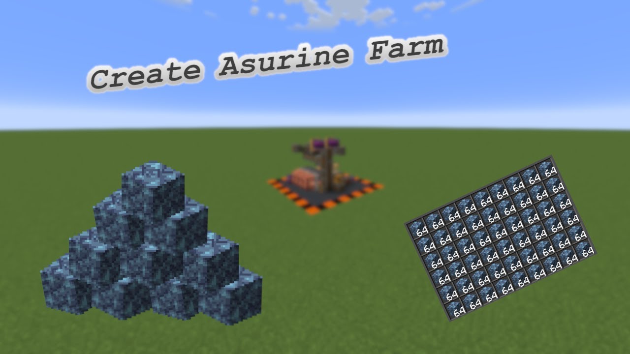 Minecraft Create Mod: Asurine Farm Tutorial - YouTube