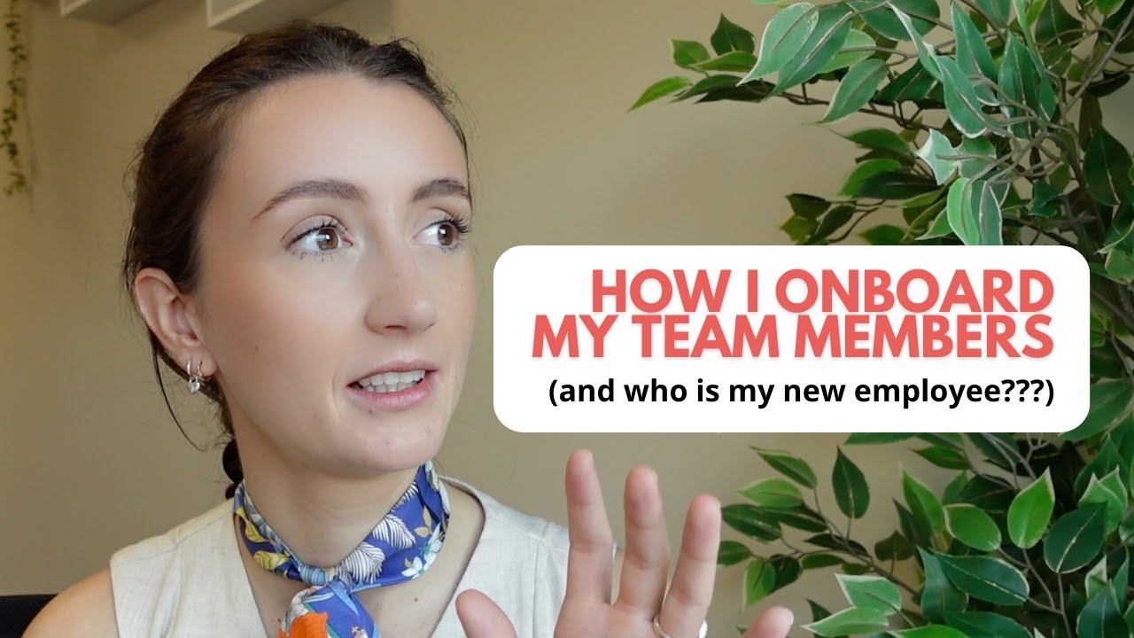 How I onboard team members (and who is my new employee???) - YouTube