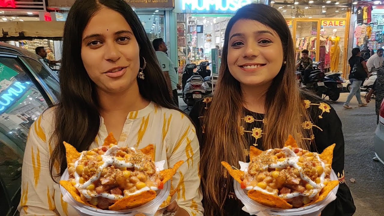 Nachos Corn Chaat Challenge | Nachos Corn Chaat Eating Competition ...