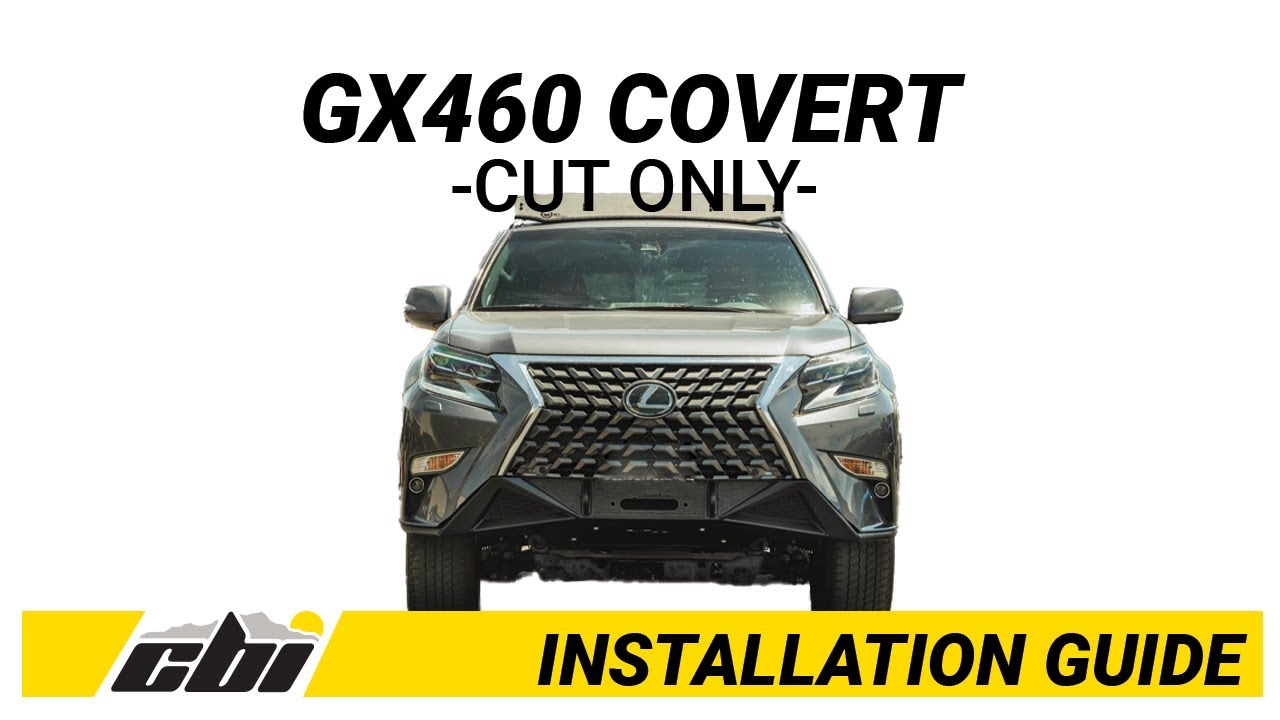 Lexus GX460 Covert Bumper Cut - YouTube