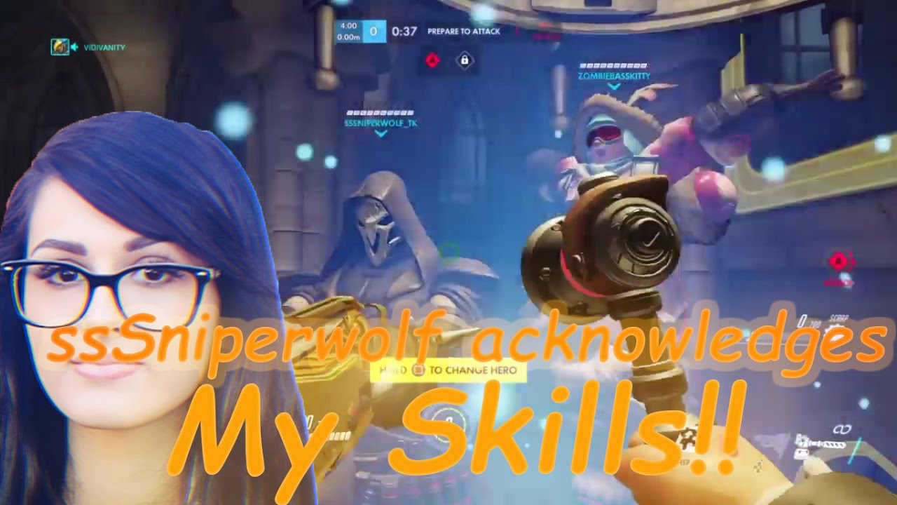 Overwatch Competetive with SSSNIPERWOLF - YouTube