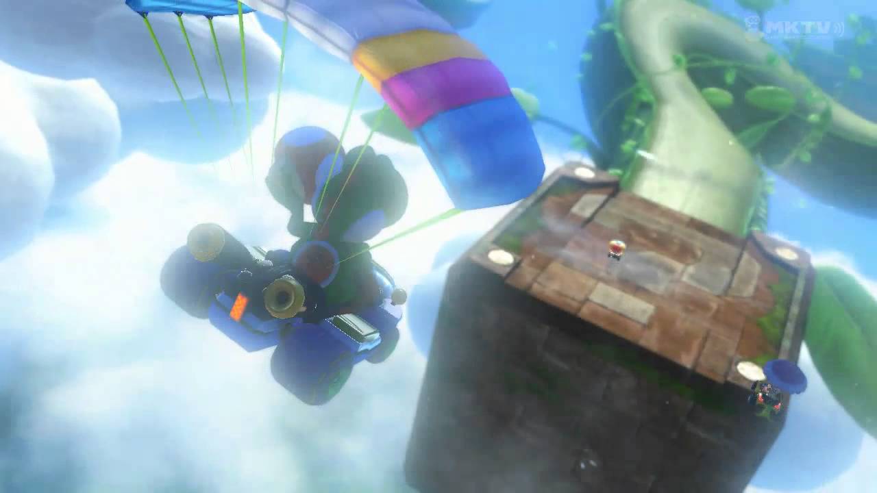 Wii U - Mario Kart 8 - Cloudtop Cruise - YouTube