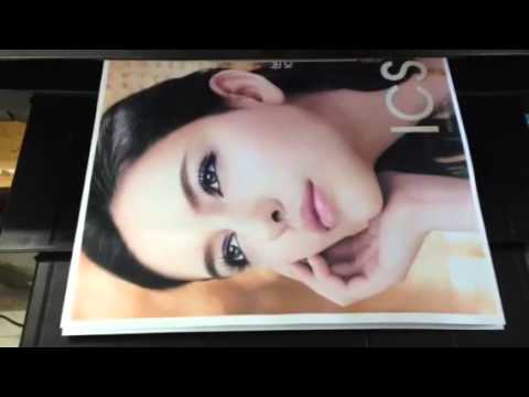 epson WF-7511 dyeink test - YouTube