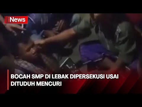 Dituduh Mencuri, Bocah SMP Dianiaya Warga Lebak dan Dipaksa Mengaku