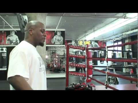 Rodney Toney trains Jen and Cassie for a boxing match. - YouTube