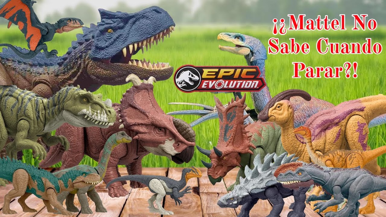 Super Oleada de Figuras Epic Evolution Jurassic World Mattel Nuevas ...
