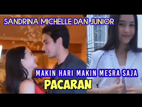 sandrina Michelle dan junior Roberts ‼️junior Roberts makin lengket aja ...