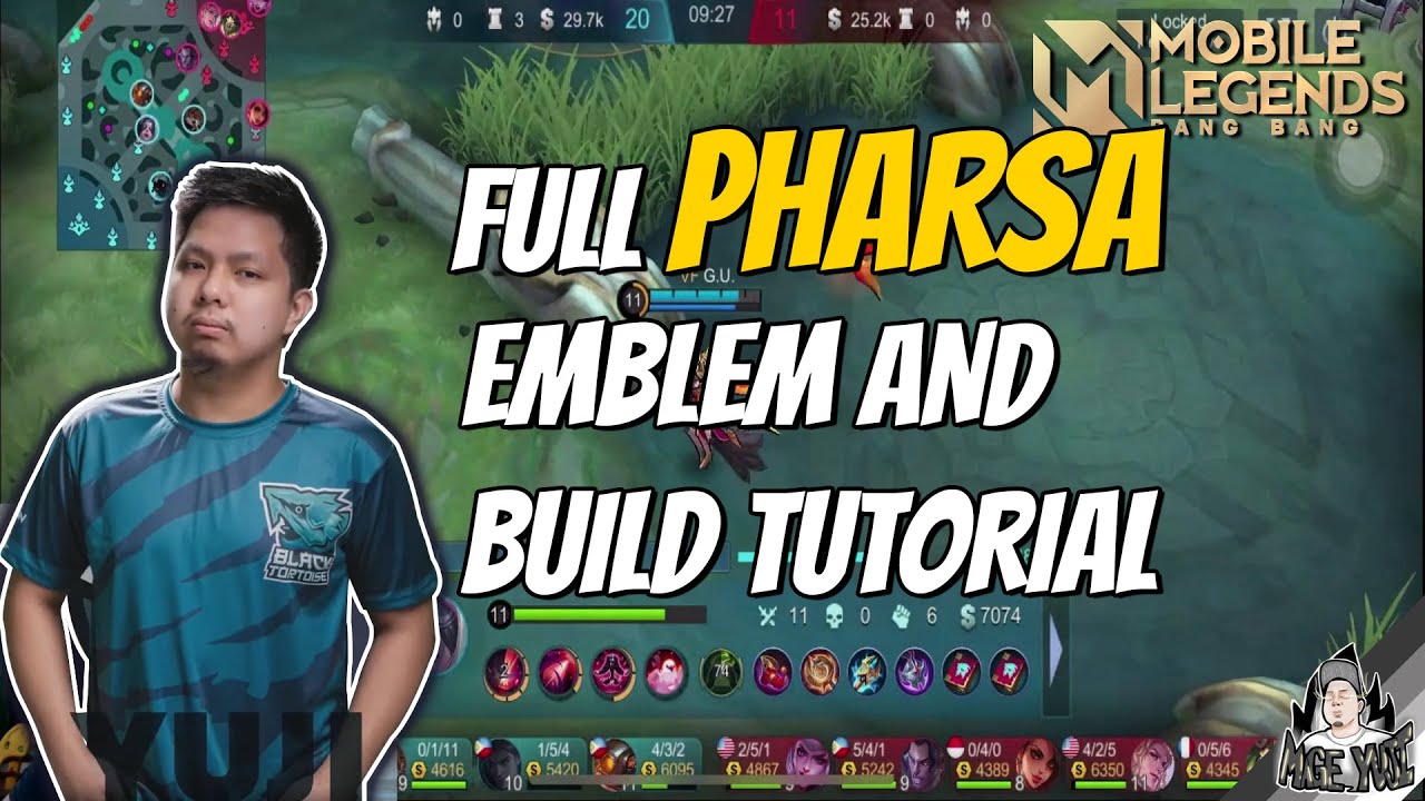 FULL PHARSA EMBLEM AND BUILD TUTORIAL (TAGALOG 2021) | MLBB - YouTube