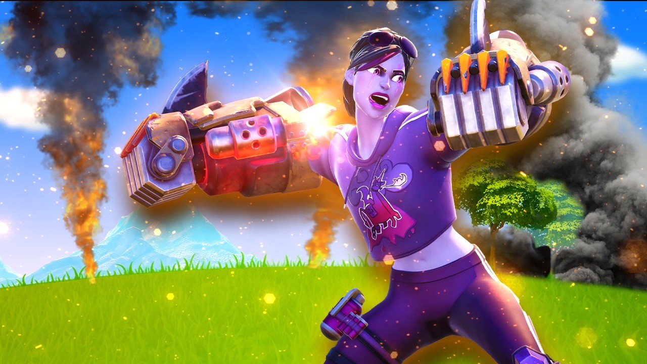 Nitro Fists ONLY challenge in Fortnite! - YouTube