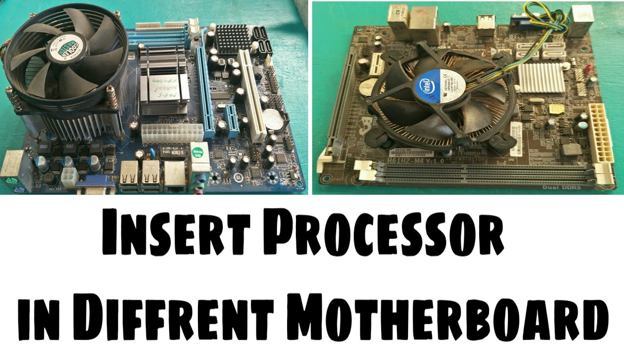 How to Insert Processor in Different Motherboard |InfoTech - YouTube