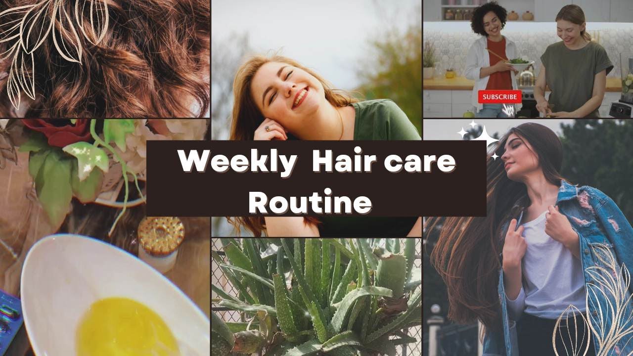 Weekly hair care routine - YouTube