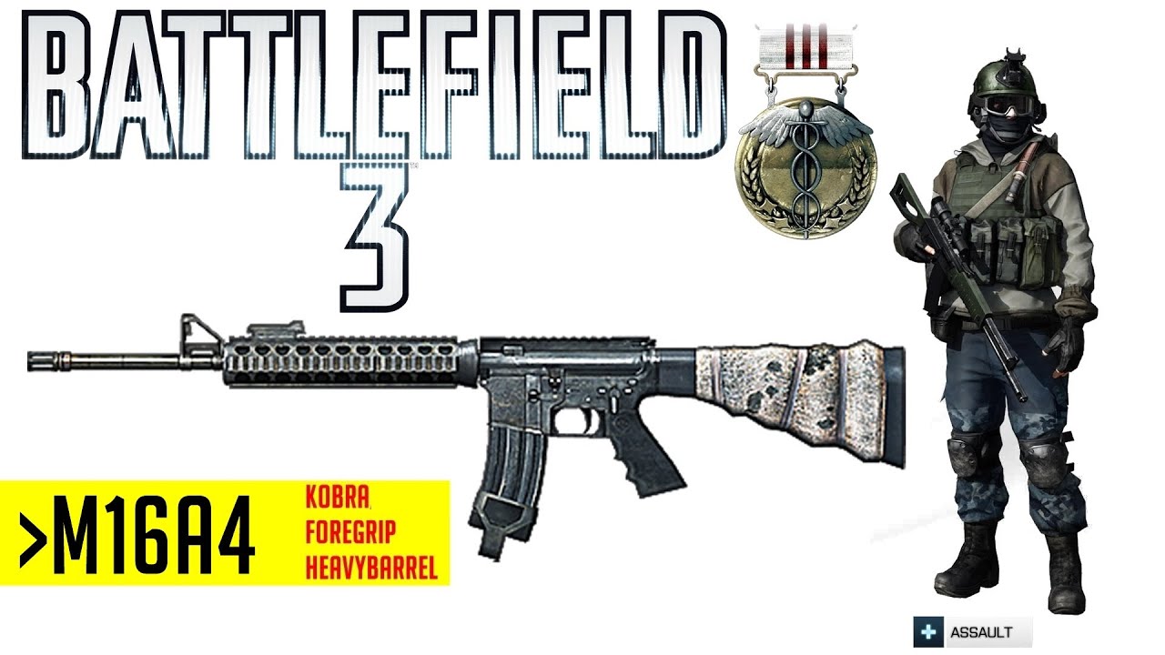 Assault V2 - M16A4 Kobra, Foregrip & Heavybarrel! - YouTube