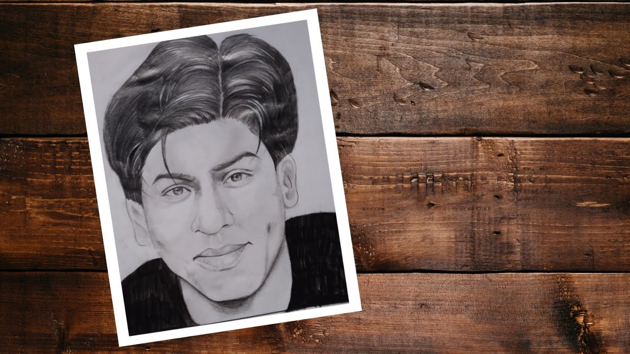 How to draw shah Rukh Khan easy with graphite pencils. Sketch of shah ...
