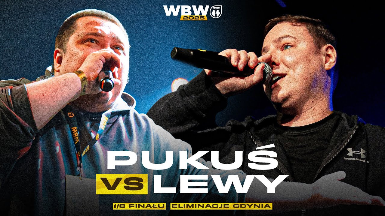 PUKUŚ 🆚 LEWY 🎤 WBW 2025 el. Gdynia (1/8) - YouTube