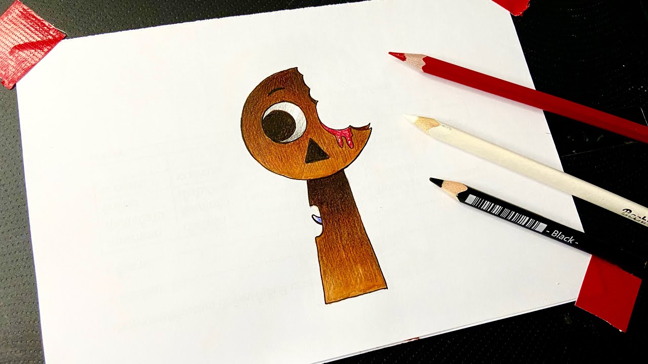 How to draw brud phase 2 / incredibox sprunki / วิธีวาด บรูด อีนคีดิบ็ ...