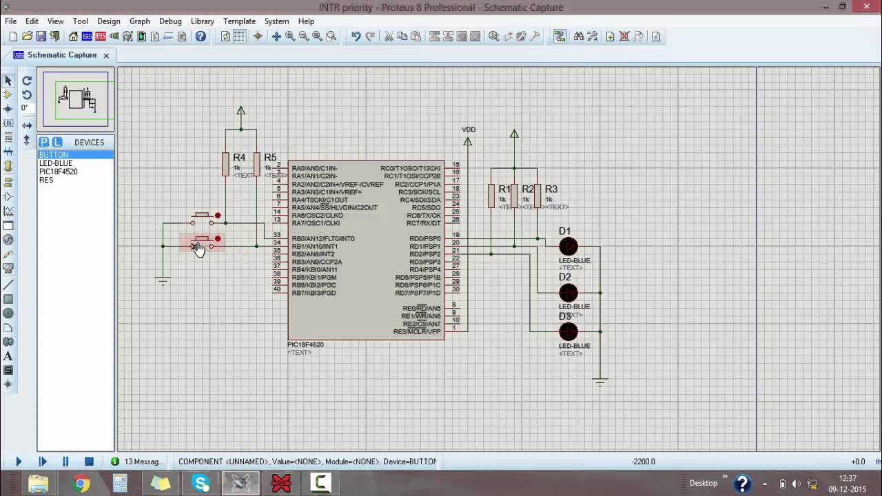 Tutorial 11 Advanced 8-bit PIC Interrupt Priority Programming using MPLAB & simulation using ...
