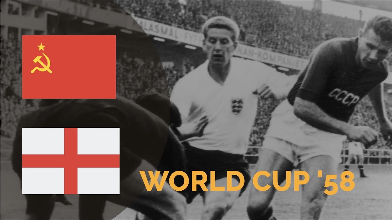 Soviet Union - England // 1958, WC (Group Stage Playoff) - YouTube
