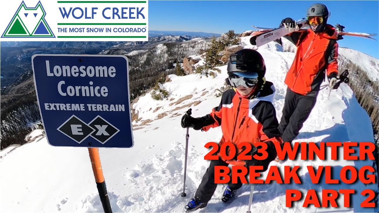 Kid hikes KNIFE RIDGE at Wolf Creek SKI Area and CRUSHES Double Black ...
