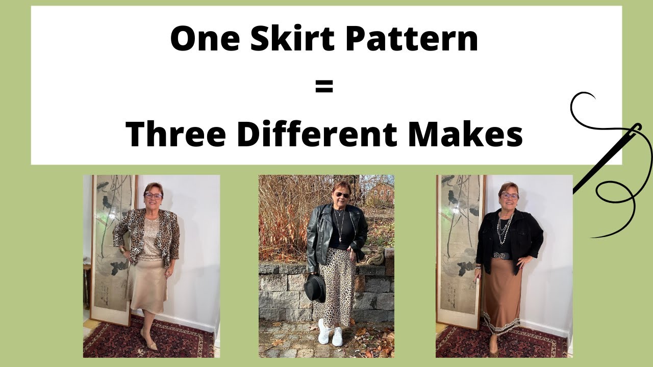 New Look Pattern 6793 -- Three Bias Slip Skirts -- One Woven and Two ...