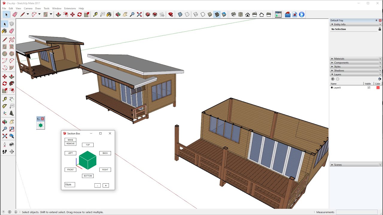 Test section box | Beta | Extension for SketchUp - YouTube