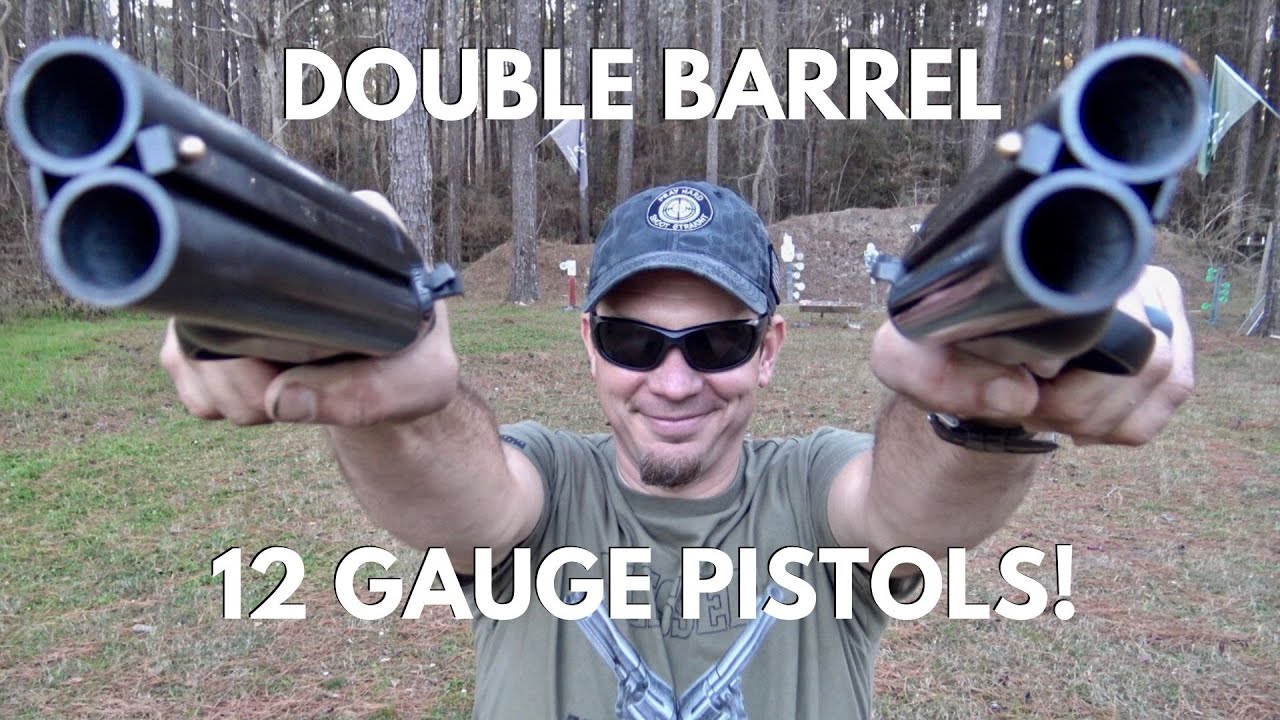 Double Barreled 12 Gauge Shotgun Pistol Review- THE DIABLO!!! - YouTube