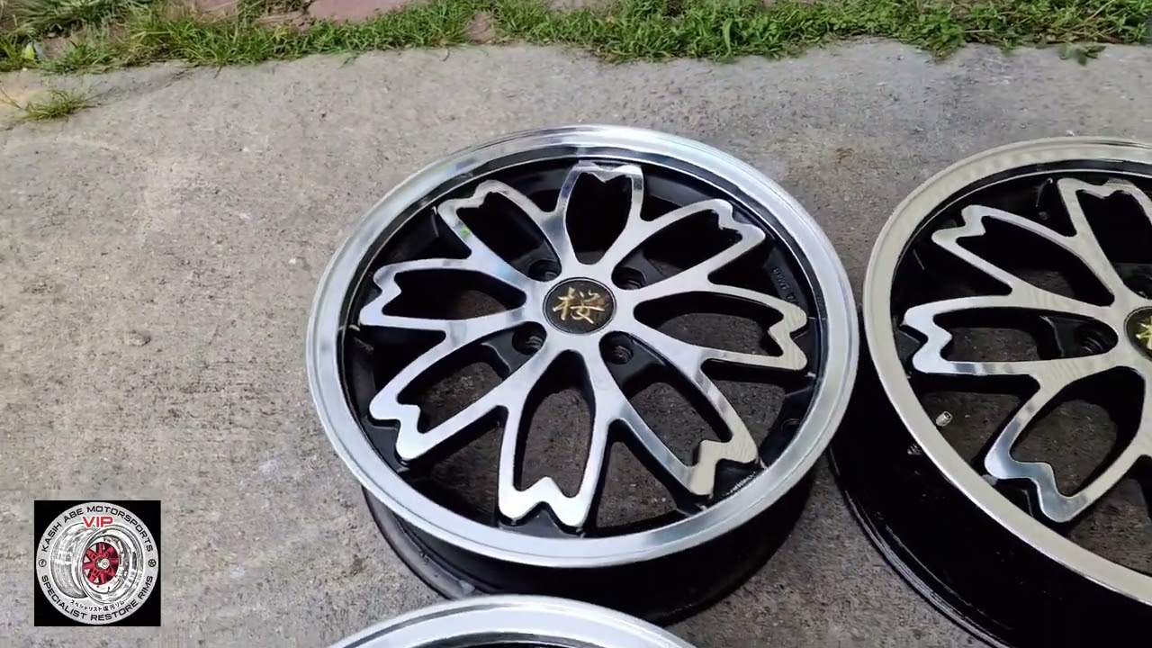 RESTORE & CUSTOM RIM ( SAKURA ) #restore #wheels #polishing #sakura # ...