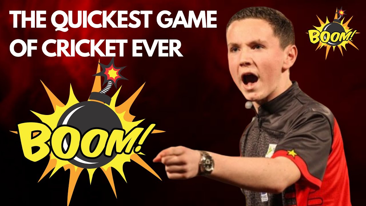 THE QUICKEST GAME OF CRICKET EVER - BOOM BOOM BENNETT - YouTube