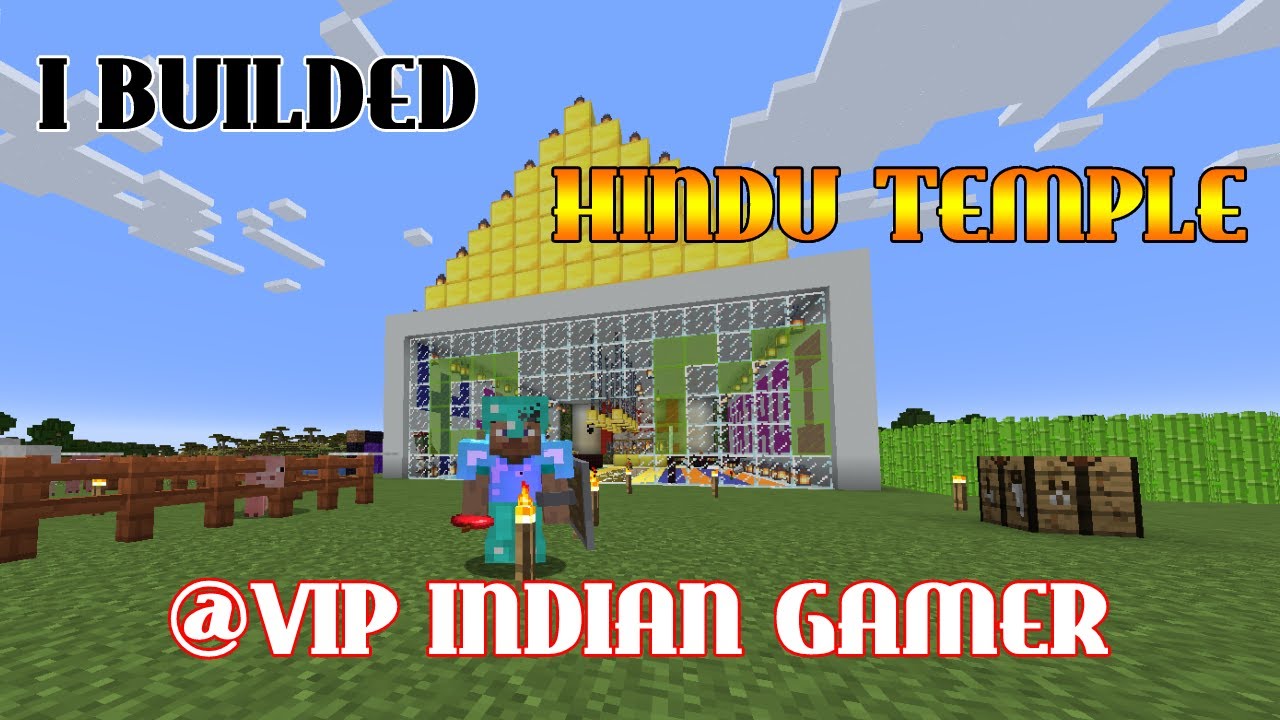 Minecraft || I Build the hindu temple In minecraft !!! - YouTube