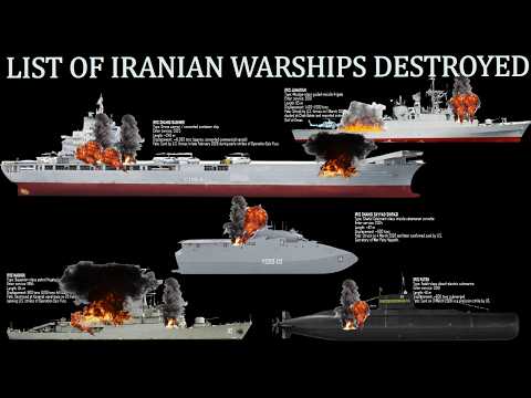 List of Iranian Naval Vessels that were destroyed by US and Israel so far