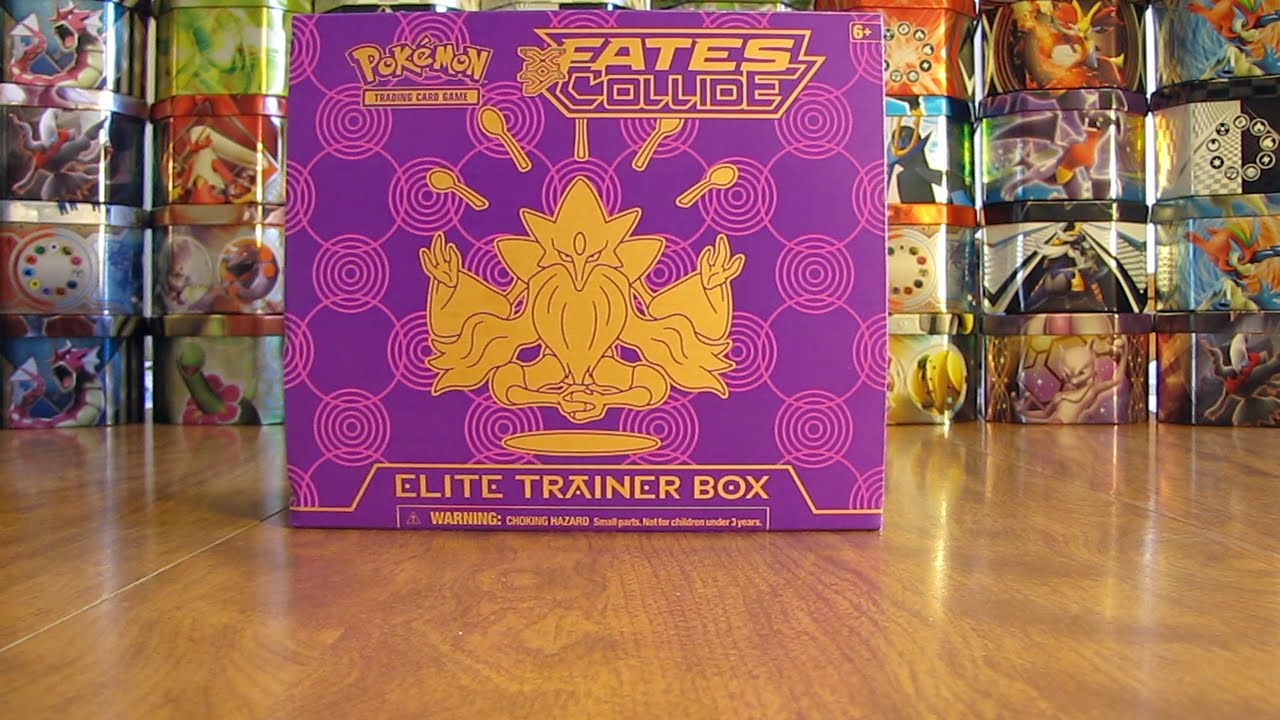 Pokemon Fates Collide Elite Trainer Box Opening - YouTube