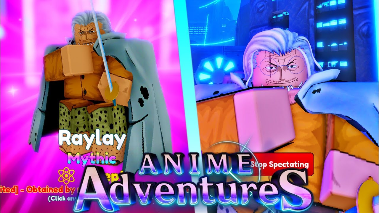 SHOWCASE DO RAYLEIGH O NOVO SUPPORT! - Roblox [Anime Adventures] - YouTube