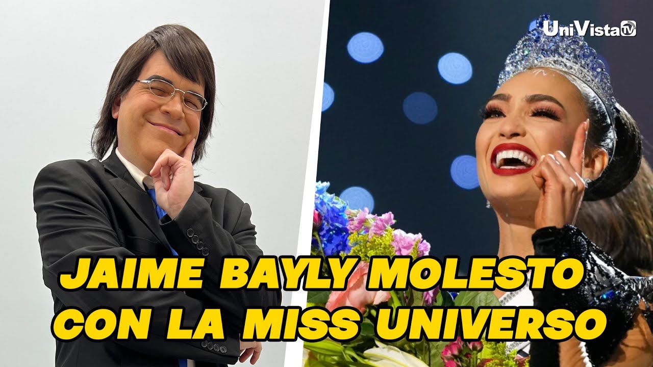 Jaime Bayly molesto Con la Miss Universo - YouTube