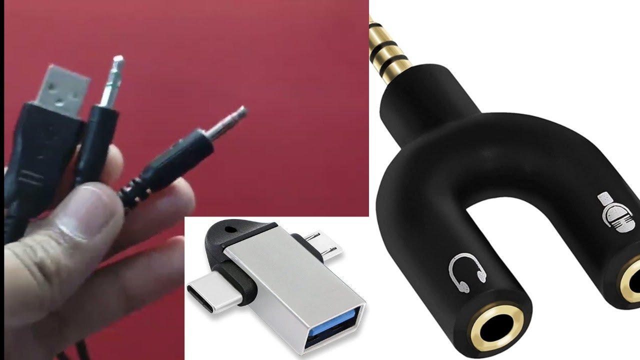 Two plug PC headset in phones and devices with single 3.5 mm jack - YouTube