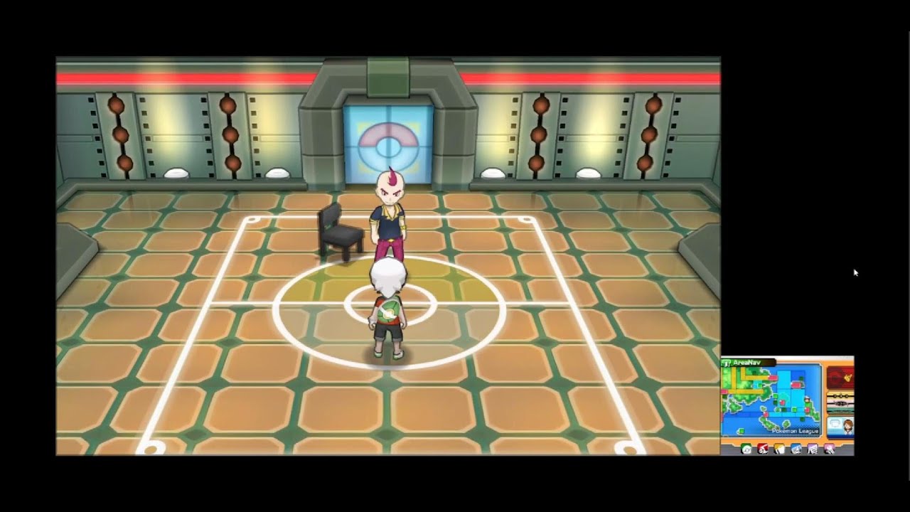Elite Four Round 1 (Vs Sidney) Pokemon Omega Ruby - YouTube