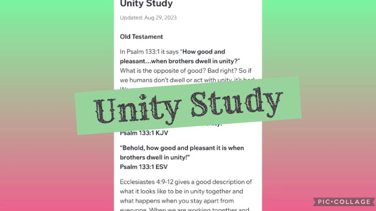 Unity Study - YouTube