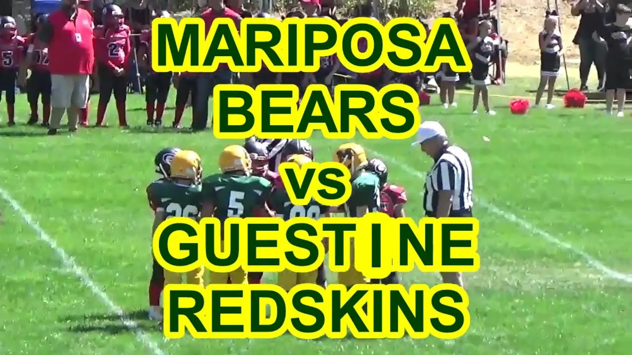 MARIPOSA BEARS vs GUSTINE REDSKINS NOVICE 2018 - YouTube