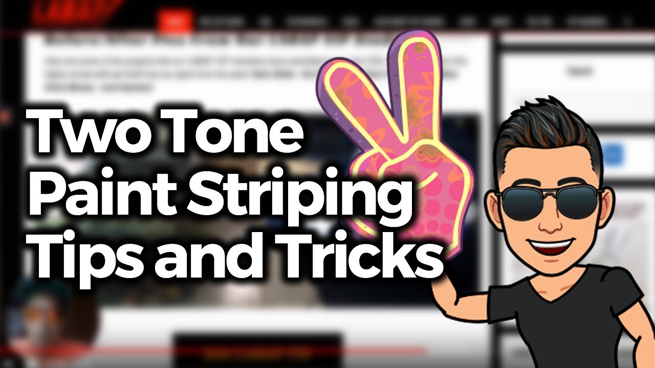 ️ Two Tone Paint Striping Tips and Tricks - YouTube