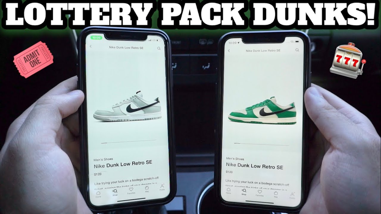 LIVE COP: Nike Dunk Low “Lottery” - YouTube