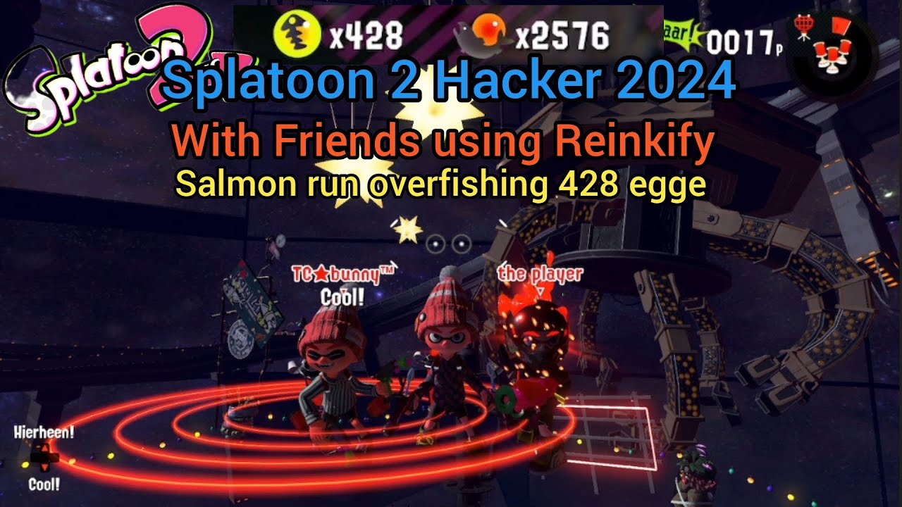 Splatoon 2 Cheats/Patch code montage with Friends Salmon Run ...