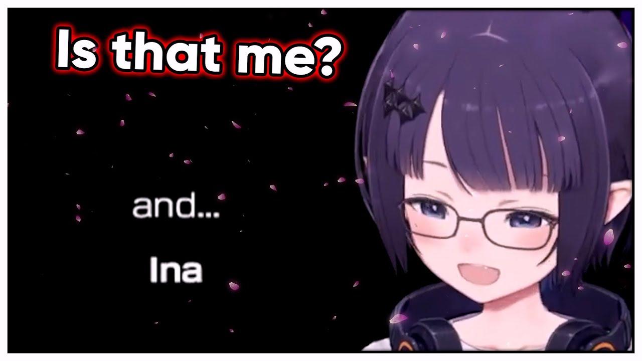 Ina is so happy to see her name on the credits - YouTube