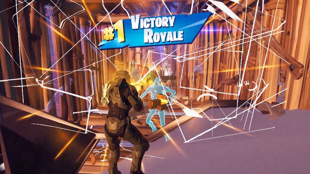 Fortnite 4:3 Master Chief Victory Royale - YouTube