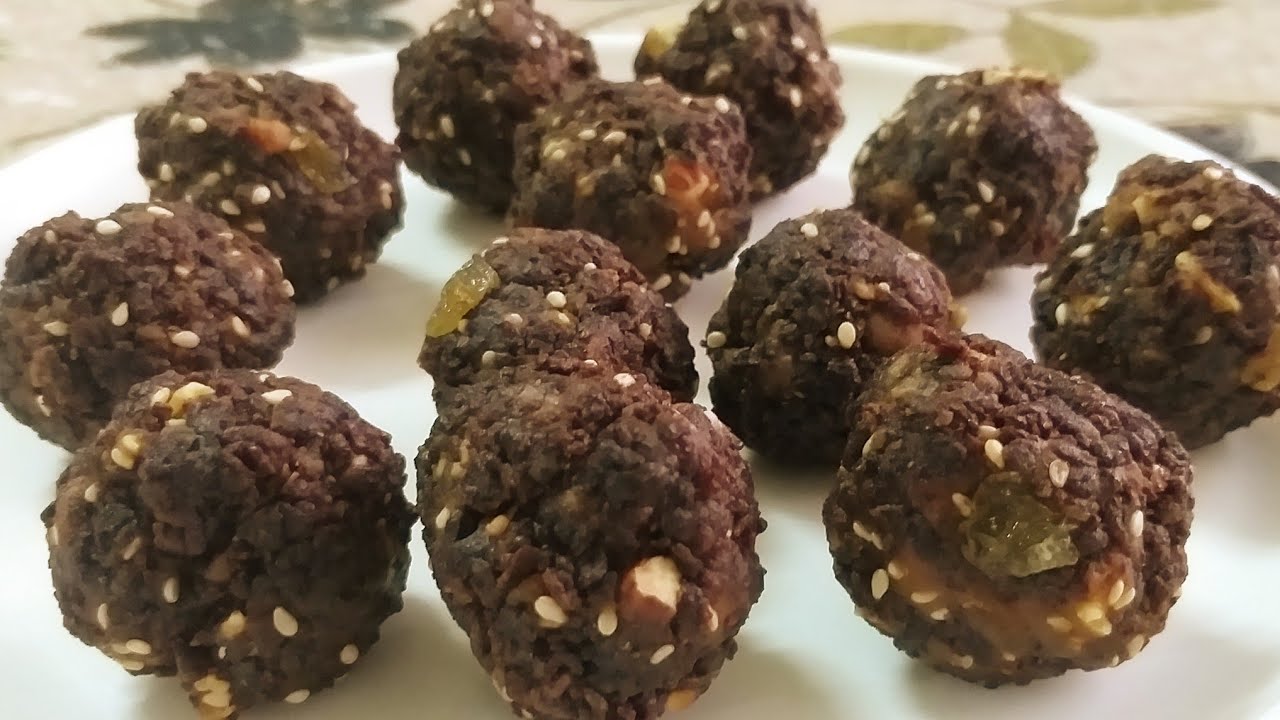 स्वादिष्ट और पौष्टिक महुआ के लड्डू 😋😋 || tasty and healthy mahua laddu ...