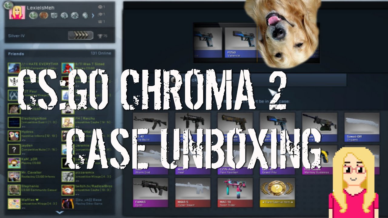 CS:GO Chroma 2 Case Unboxing With Lexie! - YouTube