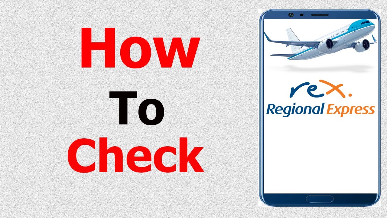 regional express web check in || how to check regional express ...