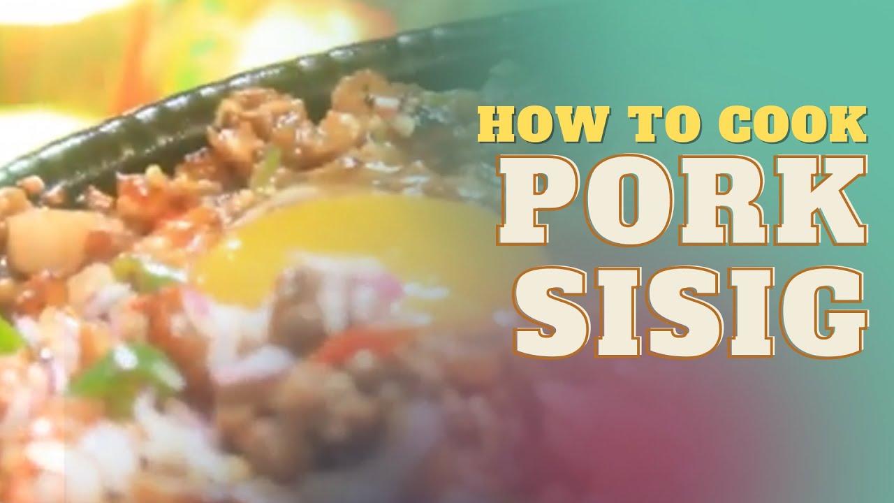 HOW TO COOK PORK SISIG | The Original Way - YouTube