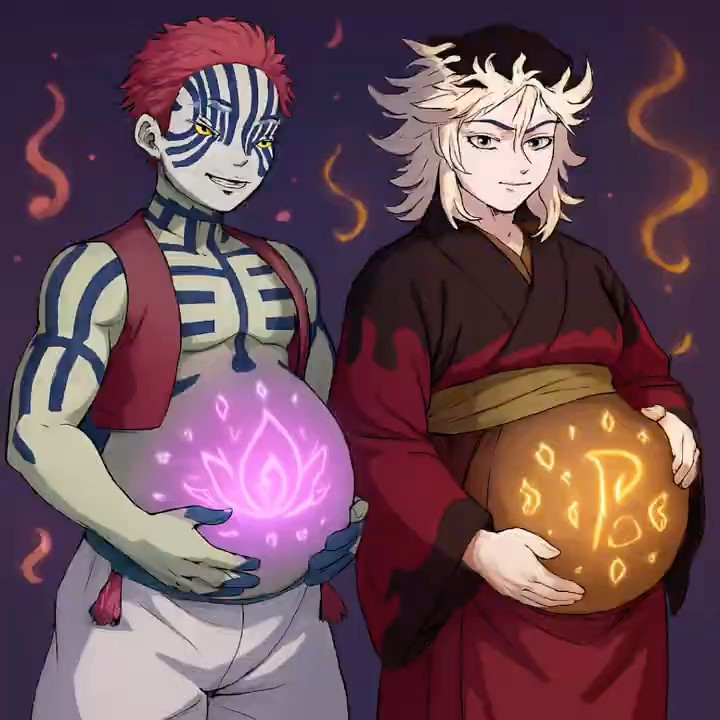 Pregnant demon slayer boys ᐠ( ᐢ ᵕ ᐢ )ᐟヽ(≧∀≦)ﾉ - YouTube