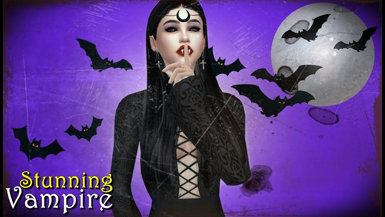 Stunning Vampire | The Sims 4: Create A Sim - YouTube