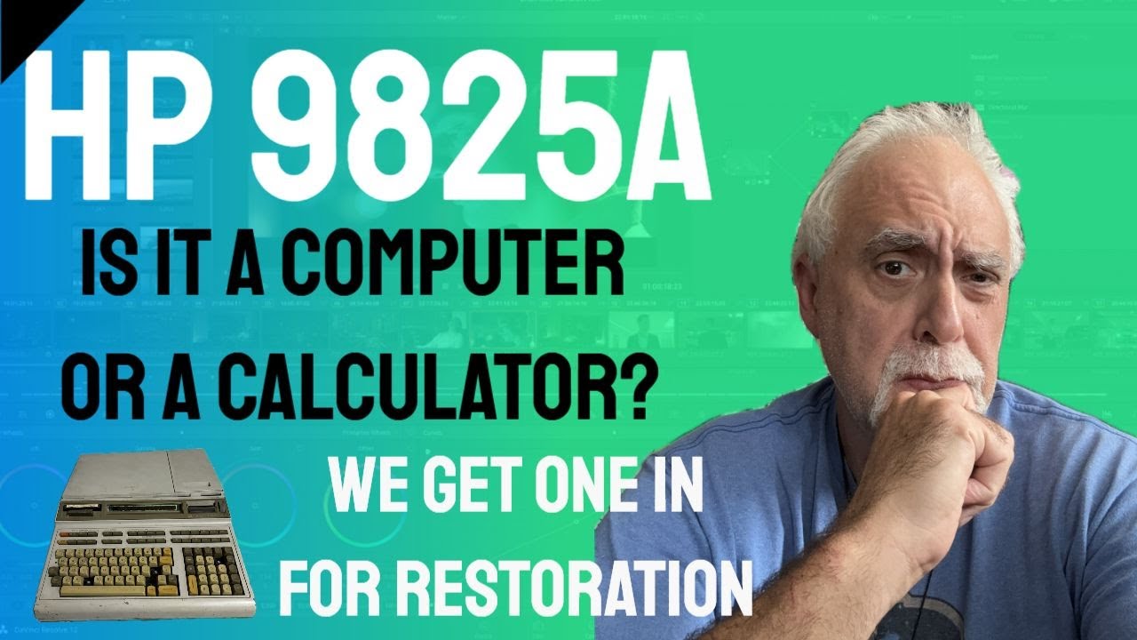 The Hewlett Packard HP 9825a - Is it a computer or a calculator? We get ...